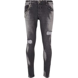 2Y Premium Jeans Herren Gr&ouml;&szlig;e 33 grau