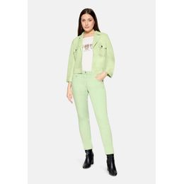 Betty Barclay Damen Jackenblazer "Damen mit 3/4 Arm"foam gr&uuml;n, Gr. 46, Samt, Obermaterial: 92% Polyester, 8% Elasthan, Blazer