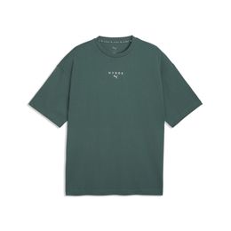 Puma Herren Trainingsshirt "M X HYROX LIFESTYLE TEE", gr&uuml;n, Gr. XXL, Jersey, Obermaterial: 100% Baumwolle, Shirts, regular fit, Kurzarm,