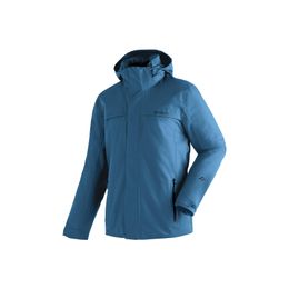 Maier Sports Herren Winterjacke "Peyor M", blau, Gr. 58, 100% Polyester, Jacken, warme Herren Jacke, wattierte Regenjacke, wasserdicht + atmungsaktiv