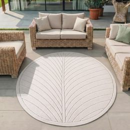 Outdoorteppich, H:8mm &Oslash;:200cmcreme, Ayyildiz Teppiche, Polypropylen (PP), Teppiche, "NOVA 1204 , auch als L&auml;ufer und Rund", Material aus