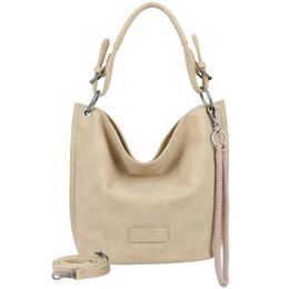 Damen Schultertasche "Fritzi31N Vintage", Fritzi aus Preussen, beige, 100% Polyurethan, unifarben, Taschen, mit Kordel-Anh&auml;nger
