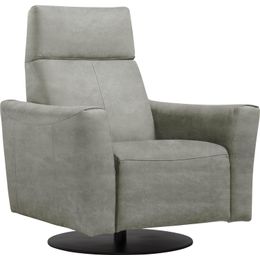 Sessel Egoitaliano, B:84cm H:105cm T:90cm, grau, Luxus-Micofaser Lederoptik (100% Polyester) ist ein neues technisches Gewebe mit einem visuellen und