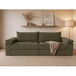 Big-Sofa OTTO HOME, B:303cm T:123cm, beige, 100% Polyester, Sofas, "Soft&Cosy Pik XXL, B: 303 cm, Mega Sofa in Cord", Lounge-Komfort mit edler