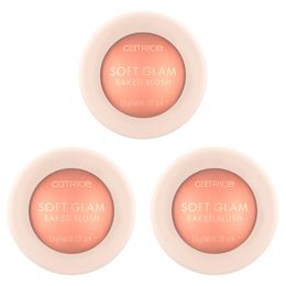 Catrice Damen Rouge "Soft Glam Baked Blush", 16,8 g, orange, Teint-Kosmetika, Lichtreflektierende Perlen f&uuml;r eine strahlende Ausstrahlung