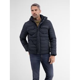Lerros Herren Winterjacke "Steppjacke mit abnehmbarer Kapuze", blau, Gr. L, 100% Polyester, Jacken