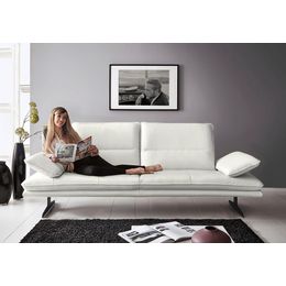 2,5-Sitzer W.Schillig, B:236cm H:94cm T:96cm, gr&uuml;n, Longlife Xtra-Leder Z69: Das feinnarbige, gedeckte Softleder Z69 besticht durch seine