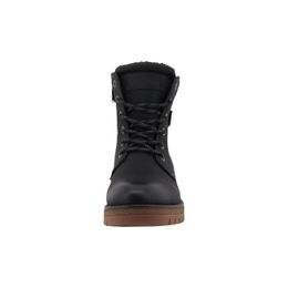 Tom Tailor Damen Stiefel "Tom Tailor Winter Boots", Gr. 38schwarz, Polyurethan, unifarben, Schuhe