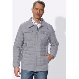 CLASSIC Herren Steppjackesteingrau, Gr. 62, unifarben, 100% Polyester, Wattierung:100% Polyester, Jacken
