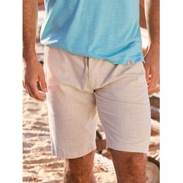 Lerros Herren Chinoshorts "Sommerliche Chino-Shorts aus reiner Baumwolle mit Tunnelzug", beige, Gr. 36, 100% Baumwolle, Hosen