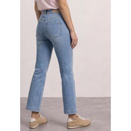 Street One Damen Slim-fit-Jeans, blau, Gr. 34, unifarben, Jeans, 63% Baumwolle, 25% Polyester, 10% Viskose, 2% Elasthan, Jeans, High Waist