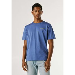 Pepe Jeans Herren T-Shirt "basic t-shirt SION TEE", blau, Gr. XL, 100% Baumwolle, Shirts