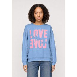 Frieda & Freddies New York Damen Sweatshirt "Frieda & Freddies Sweatshirt"placid blau, Gr. 36, FRIEDA & FREDDIES, 47% Modal, 47% Polyester, 6% Elasthan, Sweatshirts