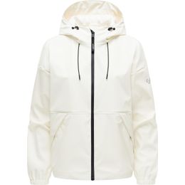 Ragwear Damen Regenjacke "Cezzy Rainy", wei&szlig;, Gr. M, Obermaterial: 100% Polyester. Innenfutter: 100% Polyester, Jacken, Wasserdichte &Uuml;bergangsjacke