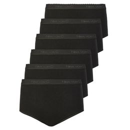 Nina von C. Damen Taillenshaper "6er Pack Damen Taillenslip Slipboutique", Gr. 38, schwarz, Obermaterial: 100% Baumwolle CO., Unterhosen