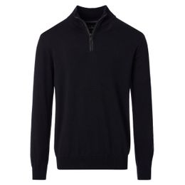 Casamoda Herren Troyer "Casamoda Stricktroyer uni", schwarz, Gr. XXXL, 100% Baumwolle, Pullover