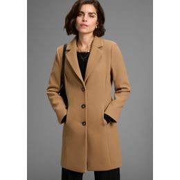Laura Scott Damen Kurzmantel, braun, Gr. 46, unifarben, Web, Obermaterial: 100% Polyester. Futter: 100% Polyester, M&auml;ntel, perfekt f&uuml;r den &Uuml;bergang