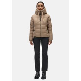 Marikoo Damen Steppjacke "Amayaa-1", beige, Gr. XL, Obermaterial: 100% Polyester. Innenfutter: 100% Polyester. &Auml;rmelfutter: 100% Polyester.
