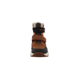 Tom Tailor Damen Winterstiefel "Tom Tailor Stiefel", Gr. 35, braun, Polyurethan, unifarben, Schuhe