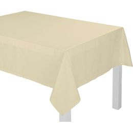 Tischdecke WIRTH, B:85cm L:85cm, beige, Baumwolle, Tischdecken, "WIRTHNatur"