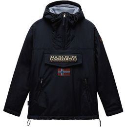 Napapijri Damen Anorak "RAINFOREST W PKT 4 DEMITASSE WT3", schwarz, Gr. XS, unifarben, Web, Obermaterial: 100% Polyamid, Jacken, mit markanter