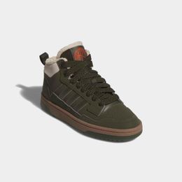 M&auml;dchen Winterboots "RAPID COURT MID WINTERIZED", adidas Sportswear, Gr. 38,5, gr&uuml;n, Synthetik, Schuhe, Sneaker, Schn&uuml;rboots, Winterschuhe, f&uuml;r