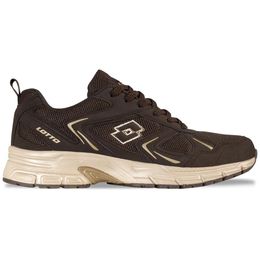 Lotto Herren Sneaker, Gr. 46, braun, Kunstfaser, Synthetik, Mesh, mehrfarbig, Schuhe, - auch in Kindergr&ouml;&szlig;en erh&auml;ltlich