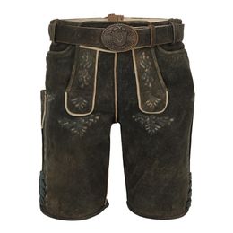 Kr&uuml;ger Buam Kr&uuml;ger Buam Trachtenhose 'Curtis' Herren Gr&ouml;&szlig;e 48 dunkelbraun