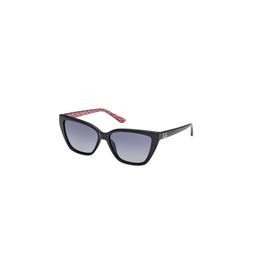 Guess Sonnenbrille Damen Gr&ouml;&szlig;e One Size rauchgrau / rot / schwarz