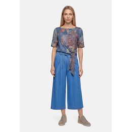 Betty Barclay Damen Maxirock "Damen mit Bundfalten"blau, Gr. 40, Obermaterial: 100% Baumwolle, R&ouml;cke
