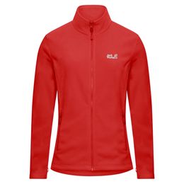 Jack Wolfskin Fleecejacke Damen Gr&ouml;&szlig;e L rot