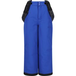 ZIGZAG Jungen Skihose "Soho", blau, Gr. 110, unifarben, 88% Polyester, 12% Elasthan, Hosen, mit abnehmbaren Hosentr&auml;gern