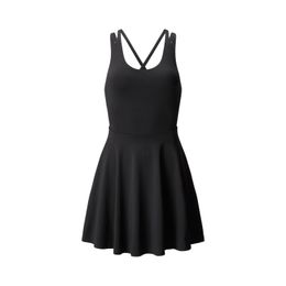 FABLETICS Damen Shirtkleid "Fabletics Kleid BOOST PERFORMANCE CLASSIC MINI DRESS", schwarz, Gr. L, uni, Obermaterial: 89% Polyester PES. 11% Elasthan