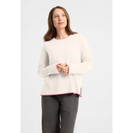 Frieda & Freddies New York Damen Strickpullover "Frieda & Freddies Pullover", wei&szlig;, Gr. 36, FRIEDA & FREDDIES, 70% Wolle, 30% Kaschmir, Pullover