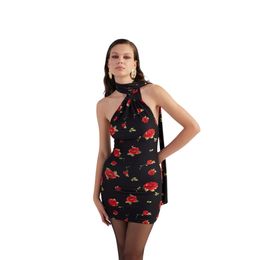 Holly Lolly Kleid Damen Gr&ouml;&szlig;e 38 gr&uuml;n / kirschrot / schwarz Sommerkleid