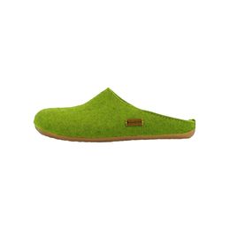 Haflinger Slippers 'Everest Fundus' female size 44 Green