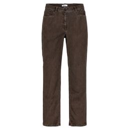 Peter Hahn KjBrand - Regular Fit-Jeans, braun, Gr. 54 / XXL - Baumwolle