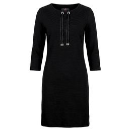 Emilia Lay - Jersey-Kleid, schwarz, Gr. 46 / L - Baumwolle