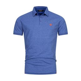 INDICODE Jeans Shirt 'Torrance' Herren Gr&ouml;&szlig;e XL blau / orange