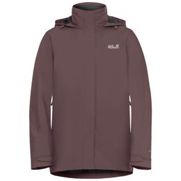 Jack Wolfskin Jacke Damen Gr&ouml;&szlig;e L beige / lila