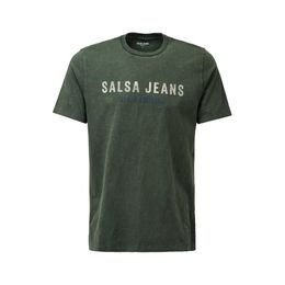 Salsa Jeans Shirt male size XL Cream / Green