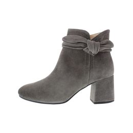 Xaver Luis Schuhmanufaktur Ankle Boots 'RINA - edle Stiefelette mit Blockabsatz' Damen Gr&ouml;&szlig;e 40 dunkelgrau