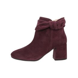 Xaver Luis Schuhmanufaktur Ankle Boots 'RINA - edle Stiefelette mit Blockabsatz' Damen Gr&ouml;&szlig;e 42 weinrot
