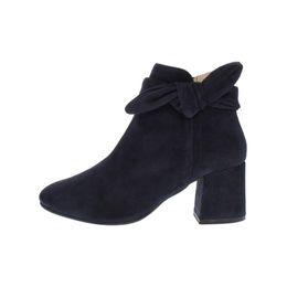 Xaver Luis Schuhmanufaktur Ankle Boots 'RINA - edle Stiefelette mit Blockabsatz' Damen Gr&ouml;&szlig;e 39 dunkelblau