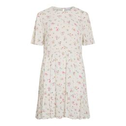 Vila VIGREIS Kurz&auml;rmeliges Minikleid Damen Gr&ouml;&szlig;e 40 wei&szlig;