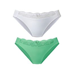 NUANCE by LASCANA Panty female size XXL Green / White