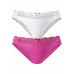 NUANCE by LASCANA Panty female size L Pink / White