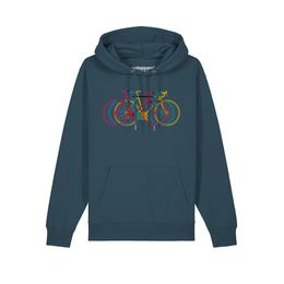 Watapparel Sweatshirt 'Fahrr&auml;der' Herren Gr&ouml;&szlig;e XXL petrol