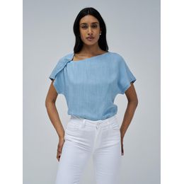 Salsa Jeans Bluse Damen Gr&ouml;&szlig;e XS blau