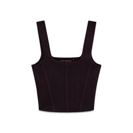 Guess Knitted Top female size S Dark brown